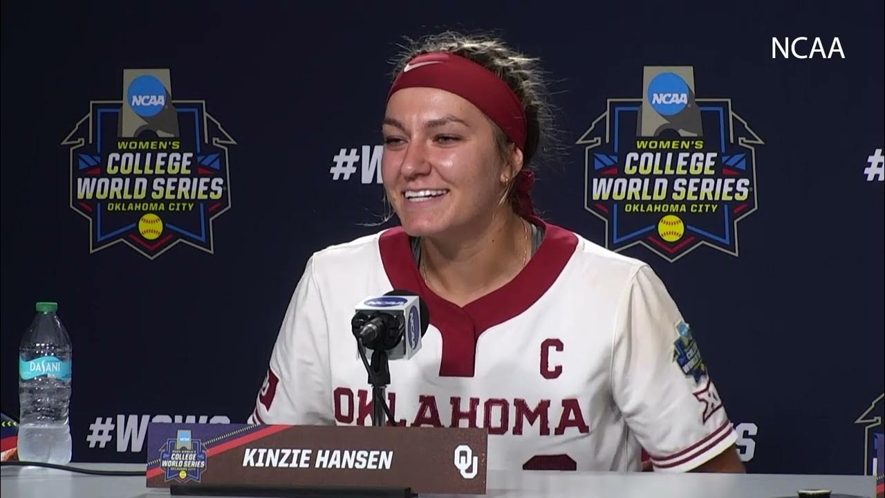 Wcws Championship Series Oklahoma Postgame Press Conference 6 5 Youtube