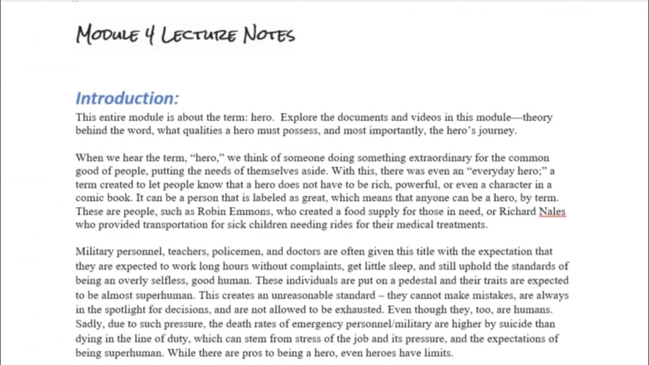 Module 4 Lecture Notes - YouTube