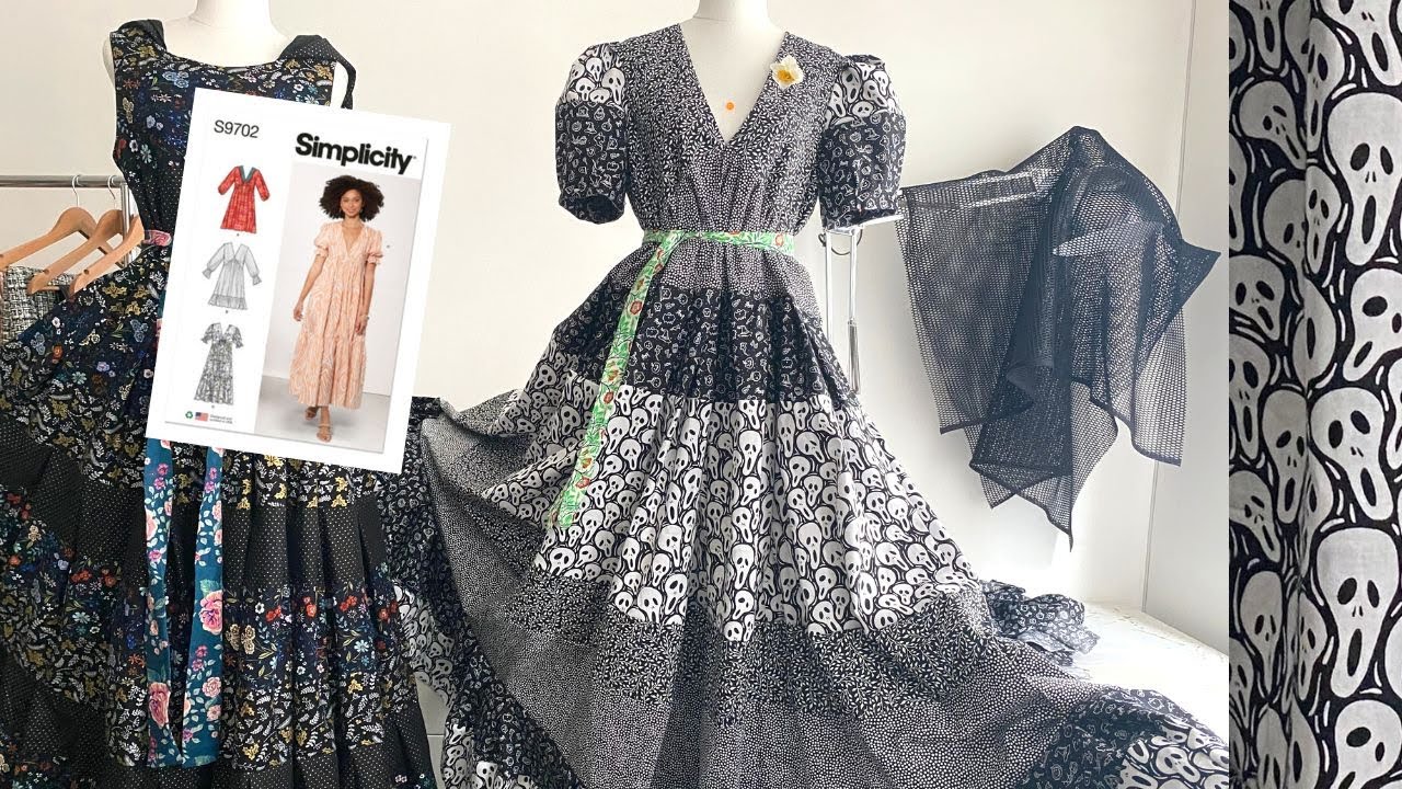 I Made Simplicity S9702 👗 It's such a pretty dress pattern! - YouTube