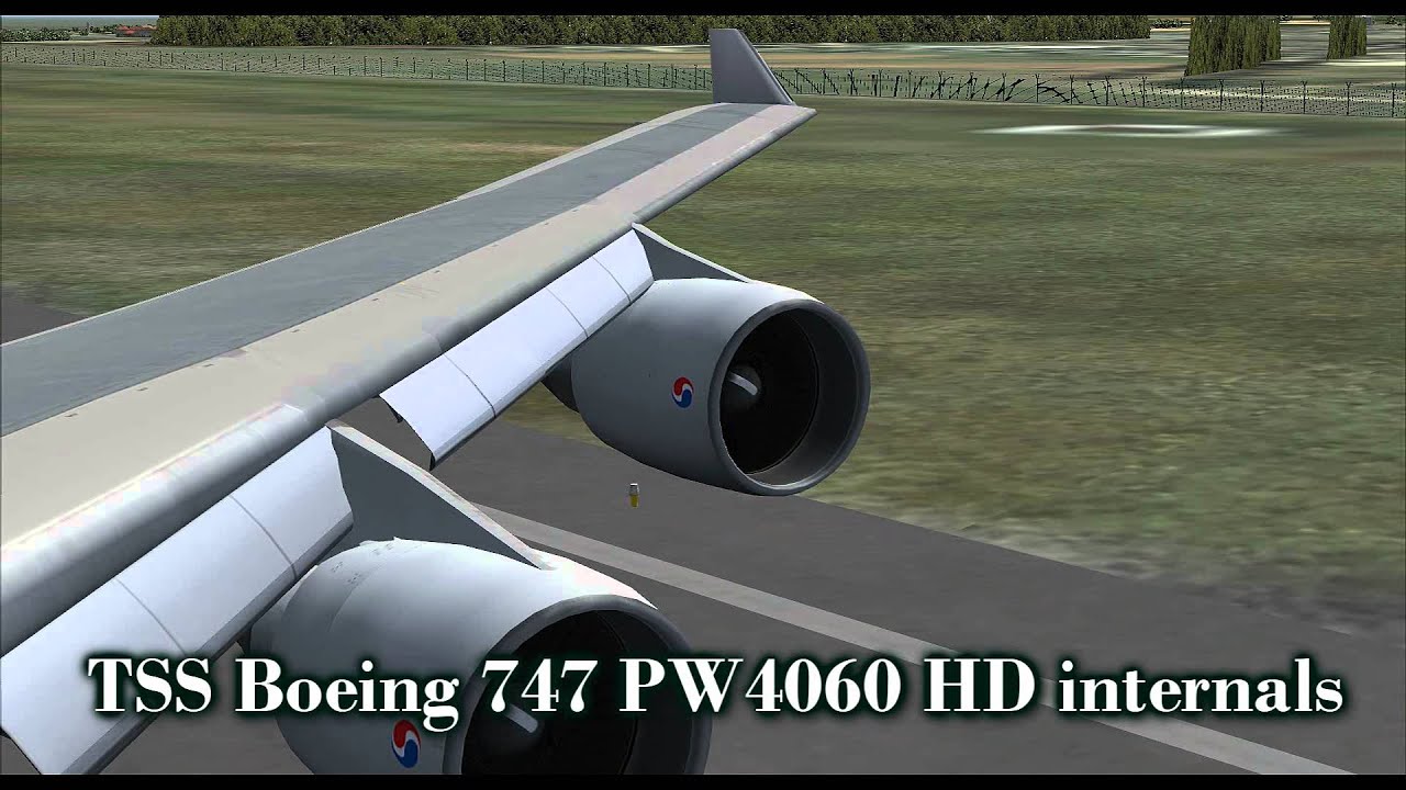 TSS Boeing 747 PW4060 HD Internals - YouTube