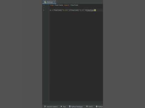 Точные вычисления в python библиотека fractions #short #shorts - YouTube