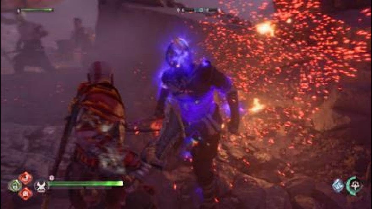 Kratos compliments Thrud Thor's daughter - God of War Ragnarok - YouTube