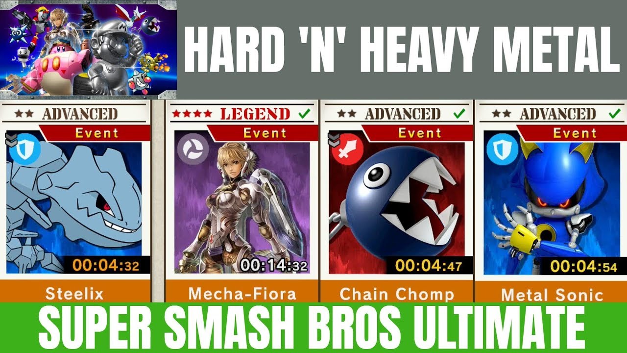 Super Smash Bros Ultimate Part 4 Spirit Board Event Hard 'N' Heavy ...
