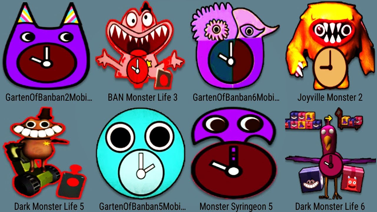Garten Of Banban 2+6+5 Mobile ,BAN Monster Life 3, Joyville 2 , Dark ...