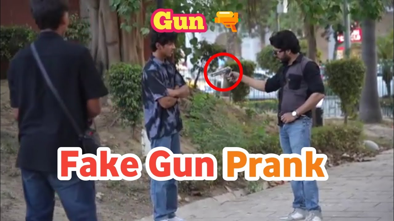 Fake Gun Prank - YouTube