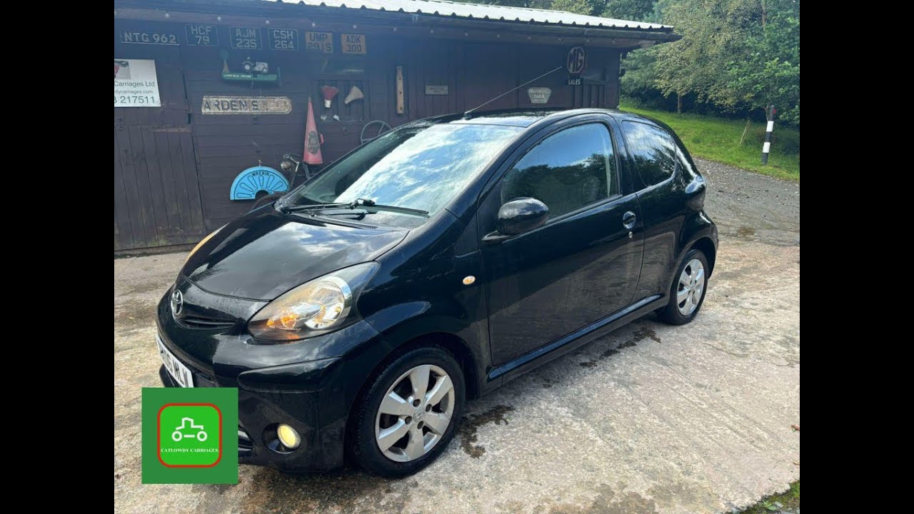 TOYOTA AYGO FIRE 2013 SOLD BY www.catlowdycarriages.com - YouTube