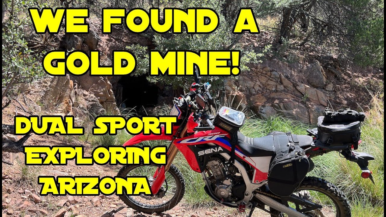 We Found a Gold Mine While Exploring Arizona on Dual Sport Motorcycles ...