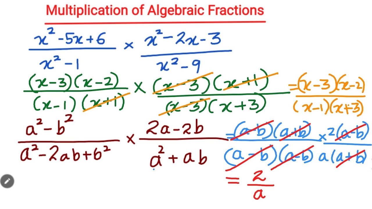 Algebraic factions 🚨4️⃣ Grade 11 | trinomial factors 🪶| Multiplication ...