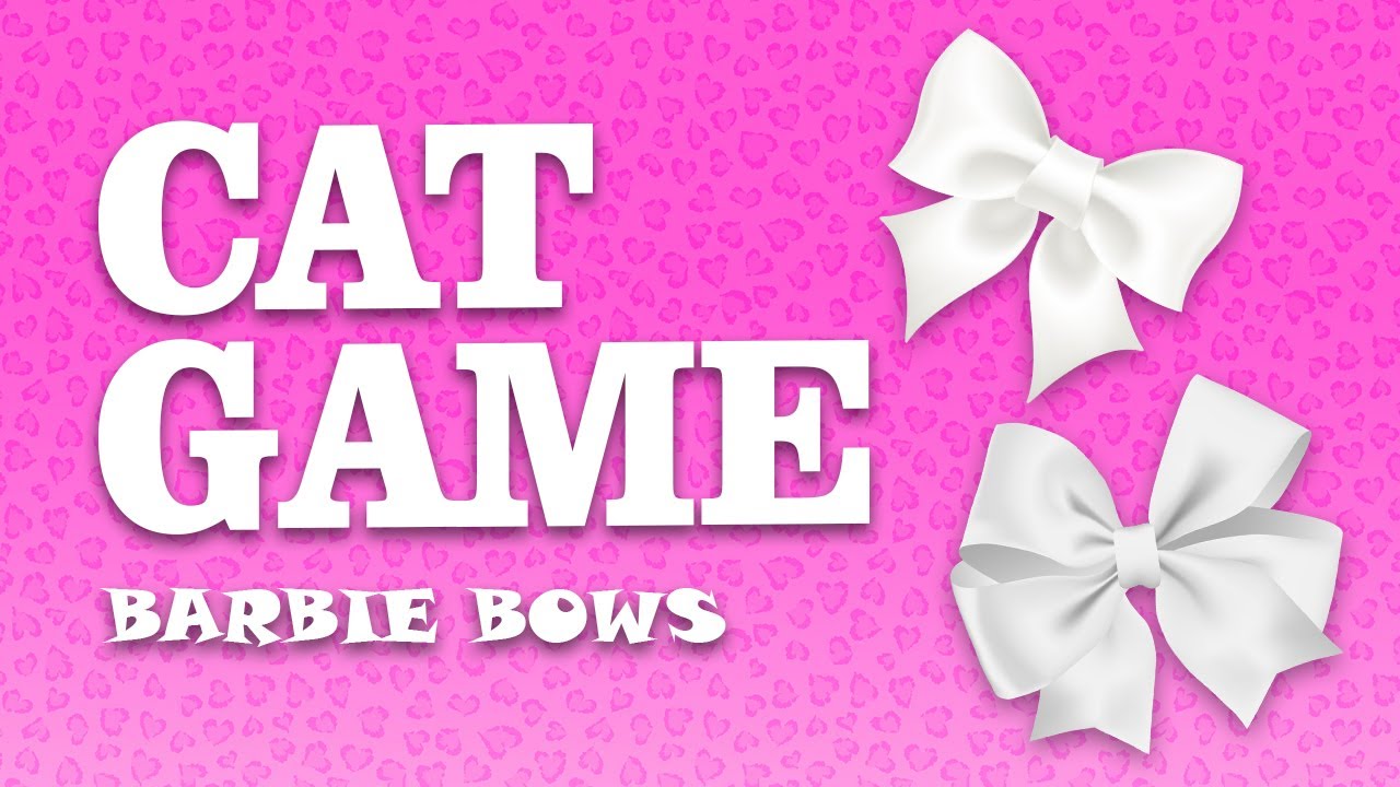 Barbie Bows | Cat Games Videos | Videos For Cats | 猫のためのビデオ | Vidéos de ...