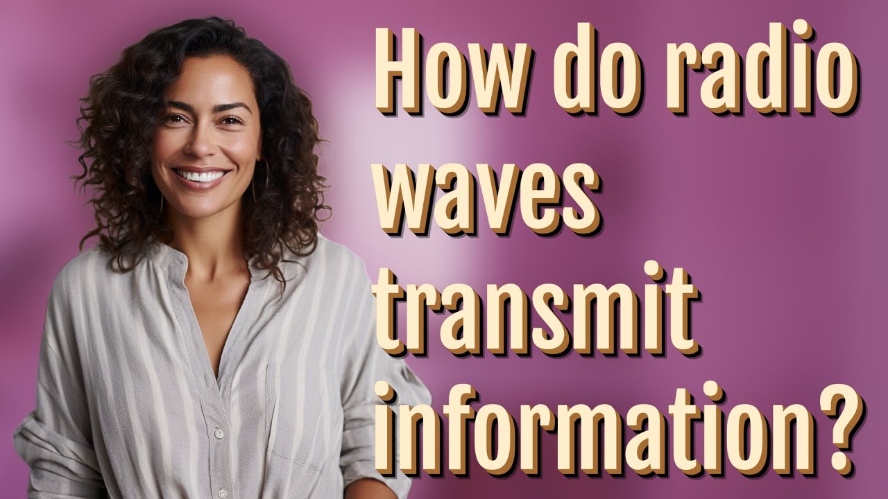 How do radio waves transmit information? - YouTube