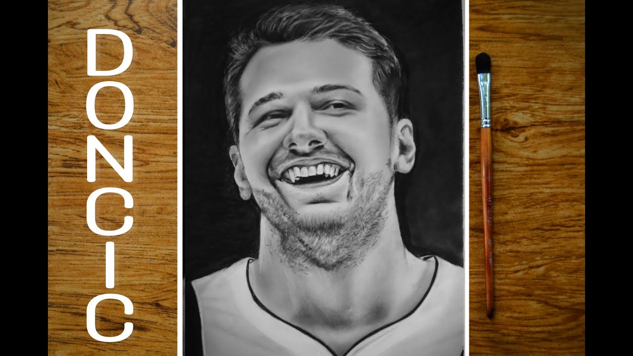 Drawing Luka Doncic / Timelapse - YouTube
