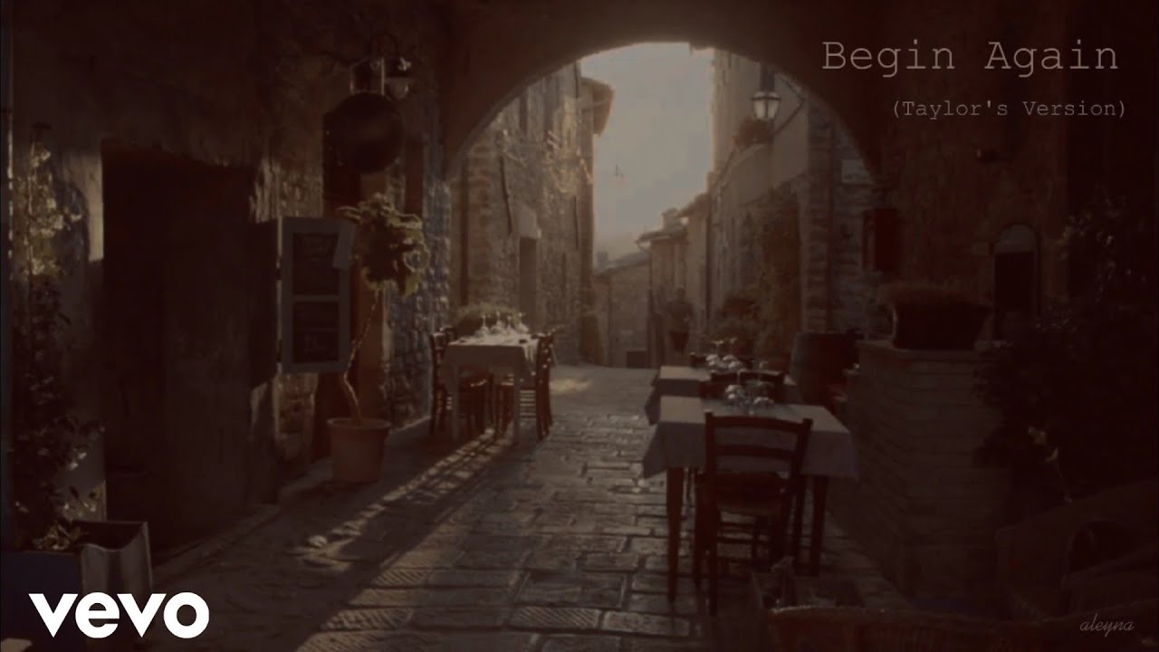 Taylor Swift - Begin Again (Taylor's Version) (Lyric Video) - YouTube