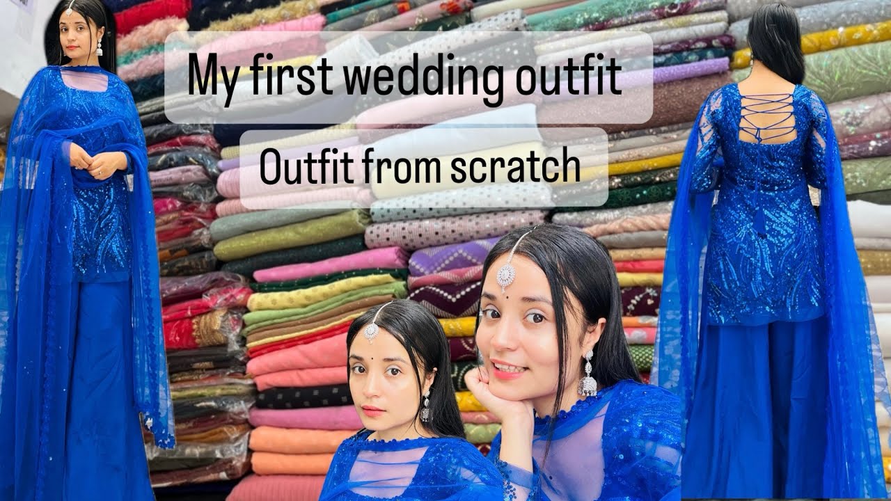 My first wedding outfit from scratch//latest outfit from scratch ...
