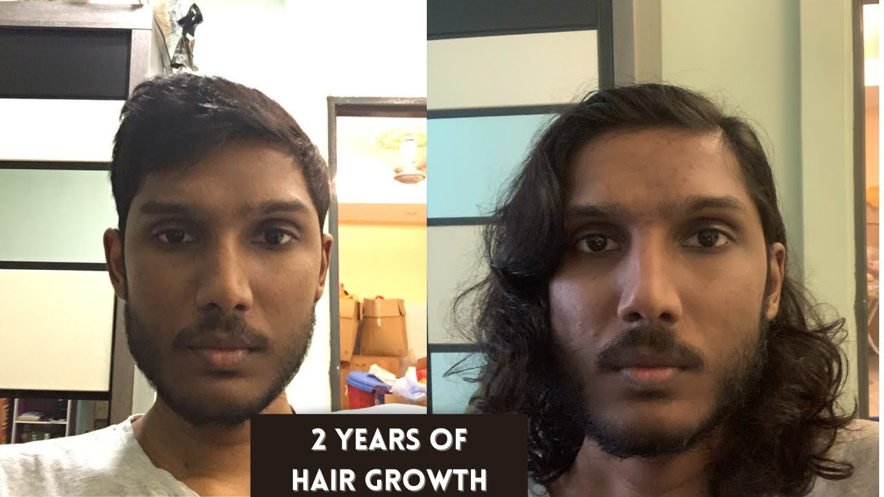 My 2 Years Hair Growth Time Lapse - YouTube