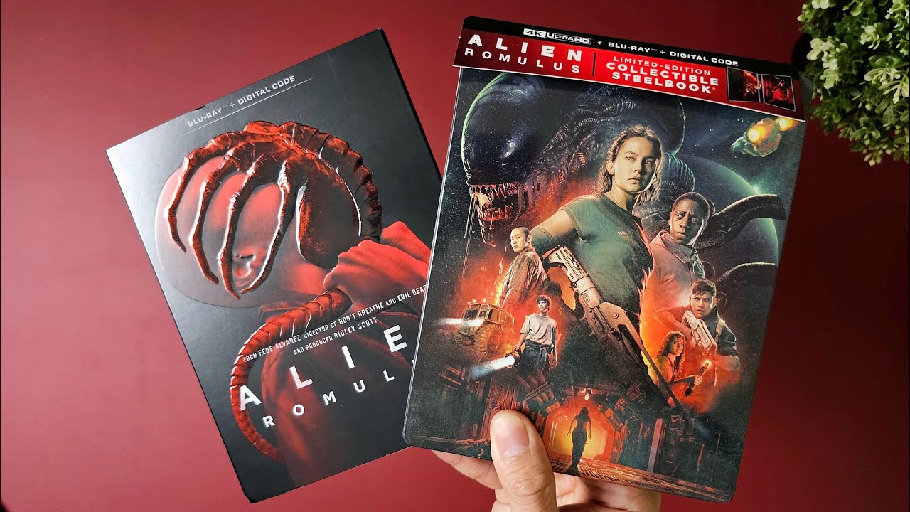 ALIEN ROMULUS (4K STEEELBOOK) | Disc Menu Reveal - YouTube