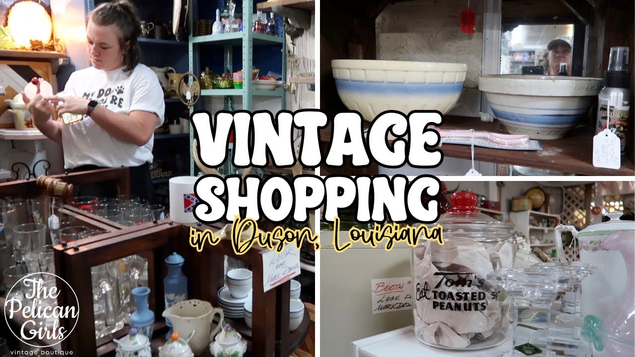 SO MUCH VINTAGE IN HERE! | Shop with us at Old Roundup Flea Market in ...