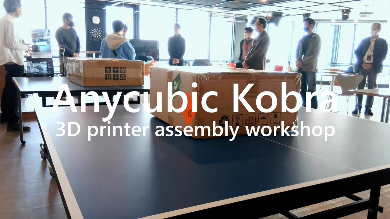 Anycubic Kobra 3D printer assembly workshop summary - YouTube