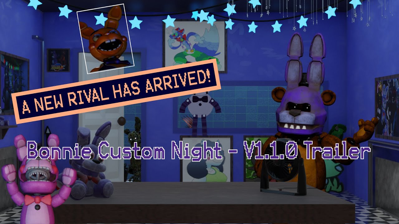Bonnie Custom Night - V1.1.0 Trailer - YouTube