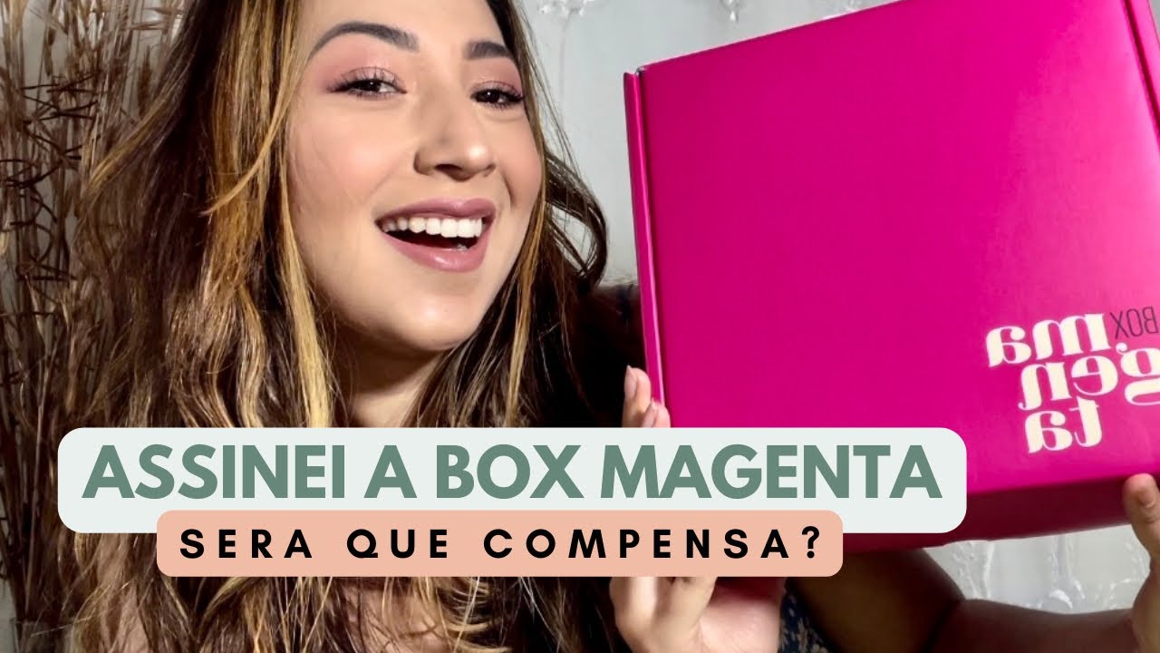 unboxing | tudo o que veio na box magenta no mês de setembro - YouTube