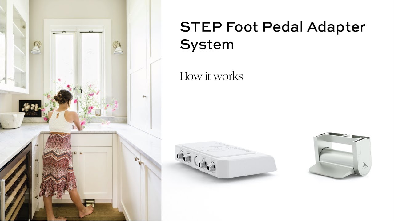 STEP Foot Pedal Adater System / Principle Faucets - YouTube
