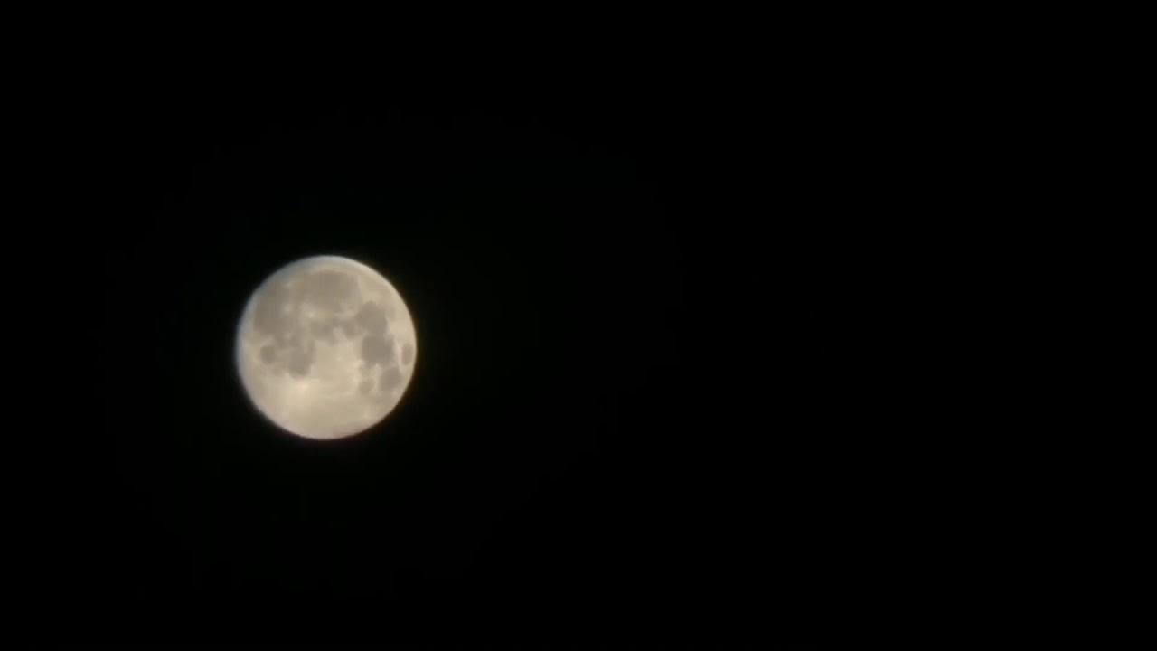 Full Moon - iPhone 6 + 8x Zoom Lens - YouTube