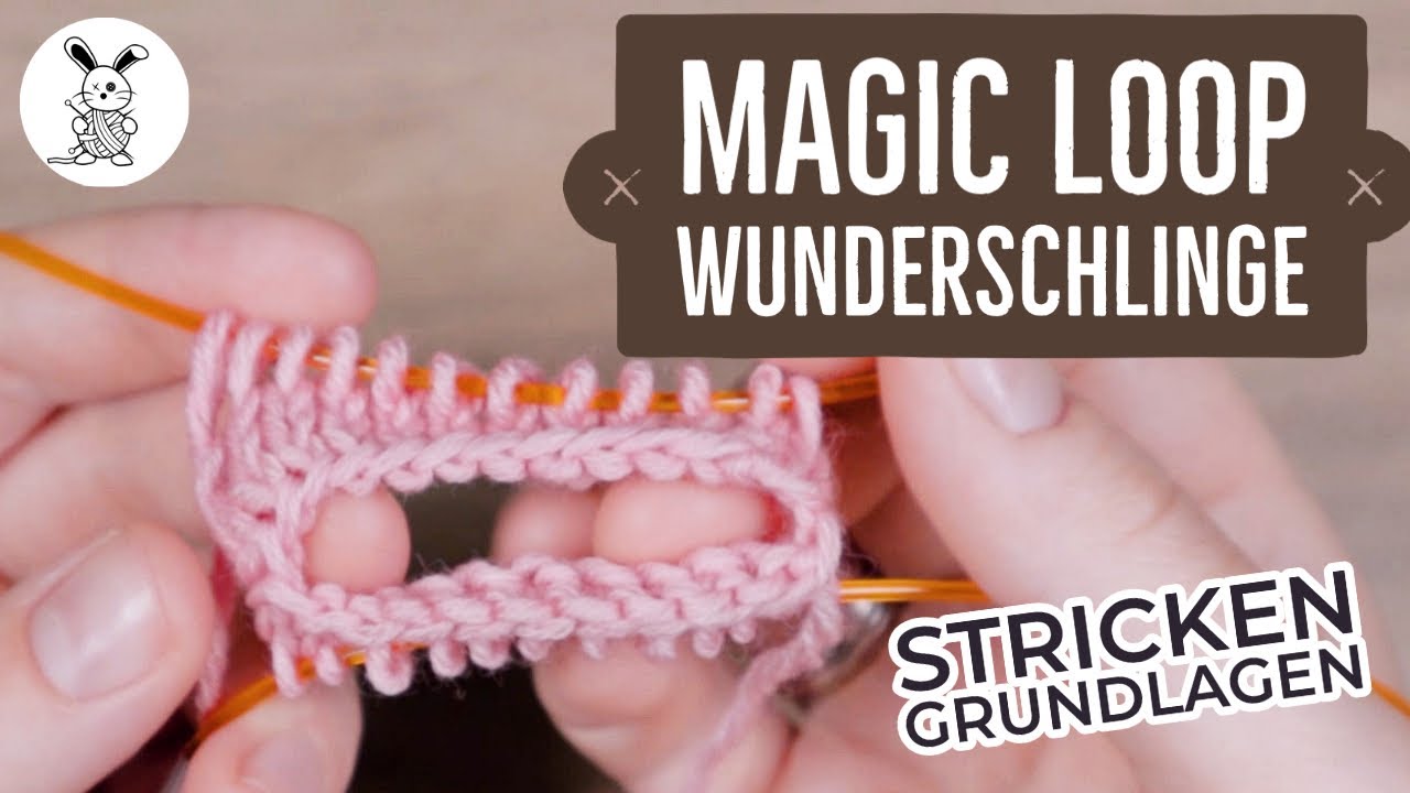 Stricken Grundlagen - Wunderschlinge stricken (Magic Loop) - YouTube