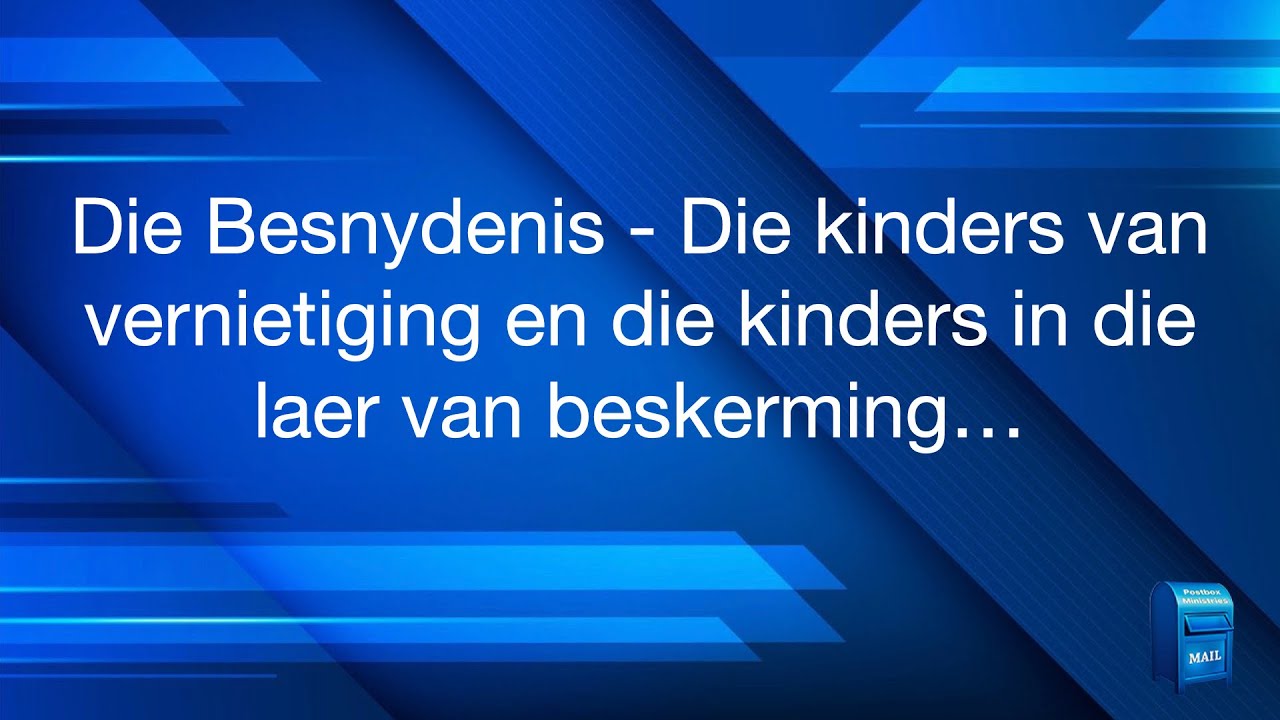 Die Besnydenis - Die kinders van vernietiging en die kinders in die ...