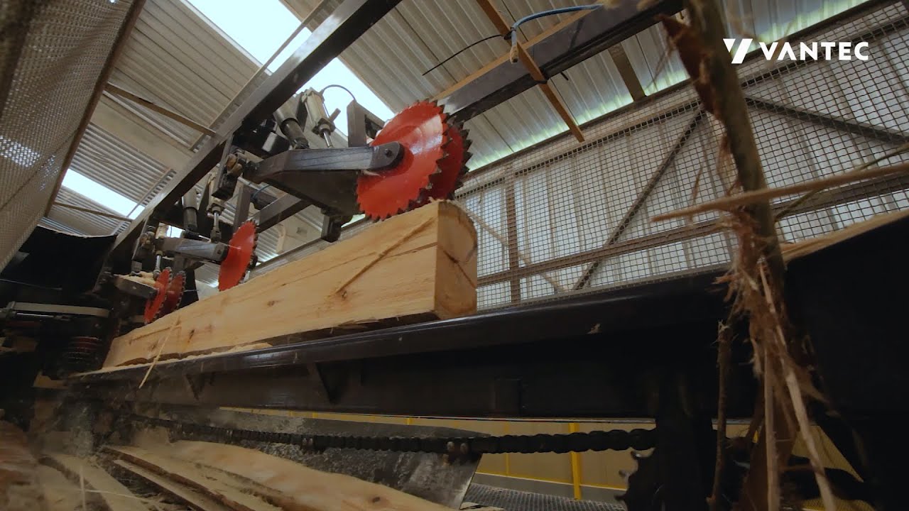 SERRARIA DE BLOQUEADEIRA E MÚLTIPLA | AUTOMATIC SAWMILL MACHINE | VANTEC MÁQUINAS - YouTube