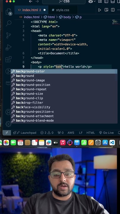 Learn CSS in one minute. #video02 #css - YouTube