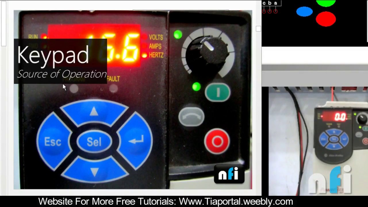 5- How to do KeyPad Source of operation Setting in Allen Bradly VFD ...