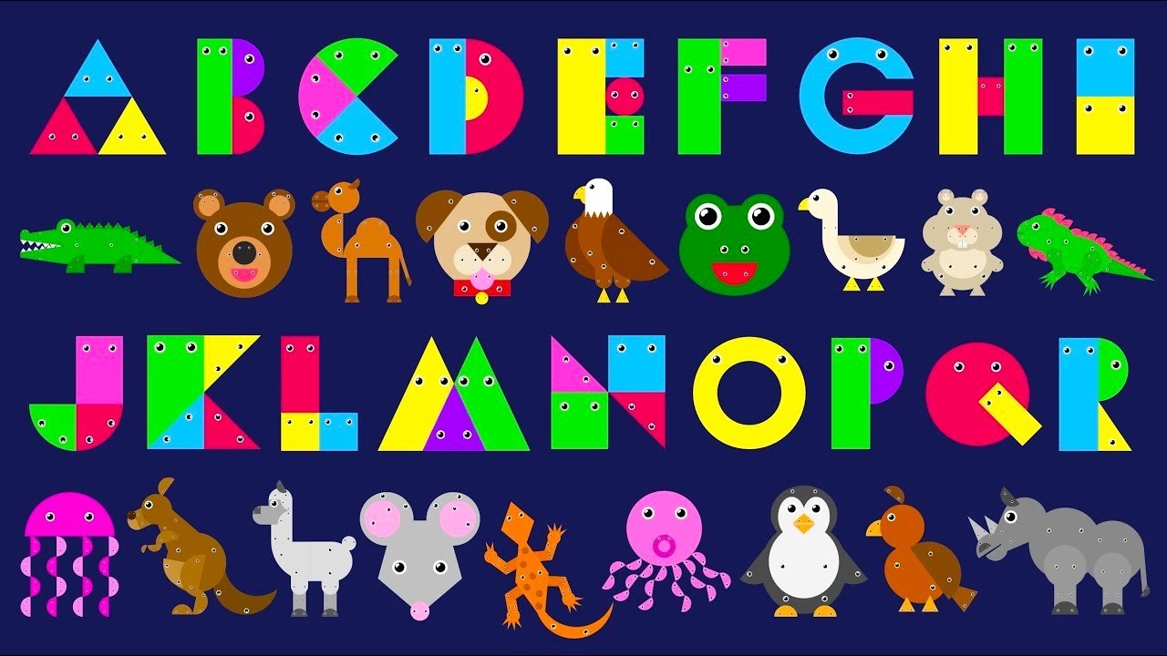 Uppercase and Lowercase ABC | Learn A to Z with Colorful Animations ...