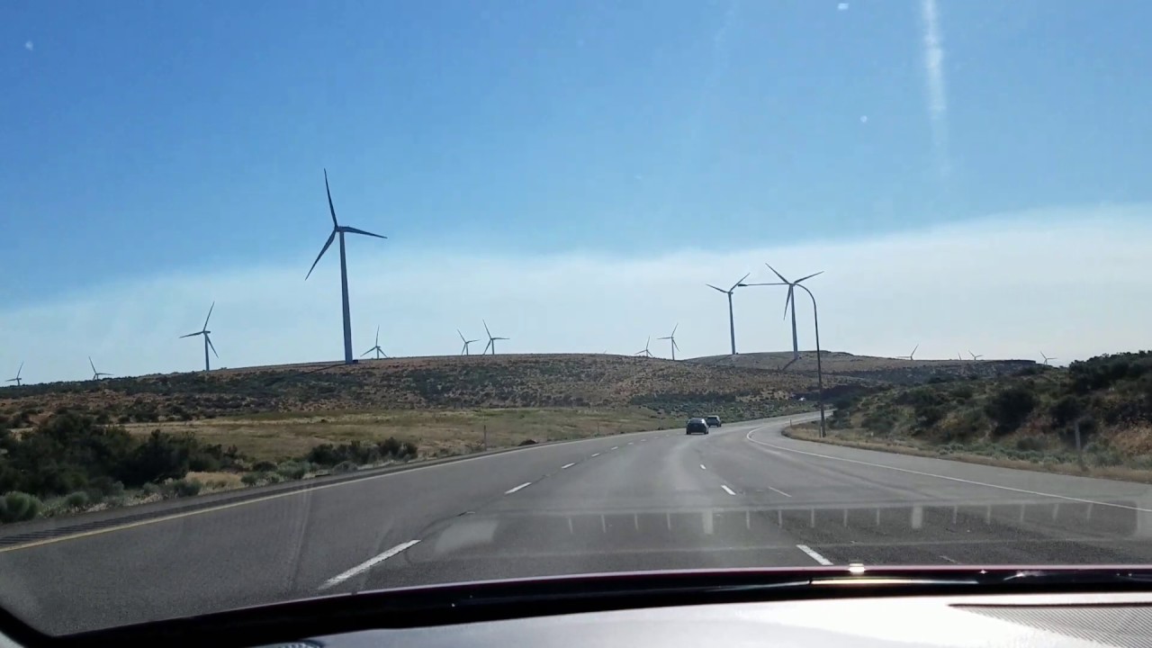Eastern Washington Wind Farm - YouTube
