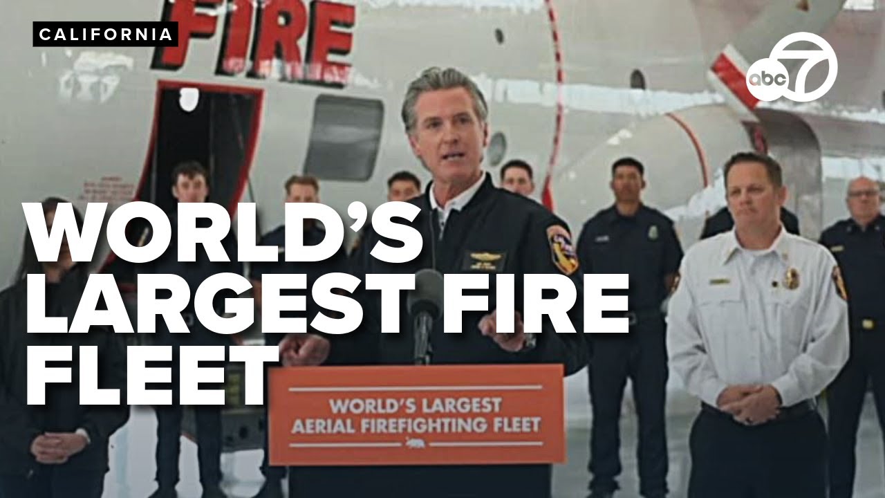 California unveils world's largest civilian aerial firefighting fleet ...
