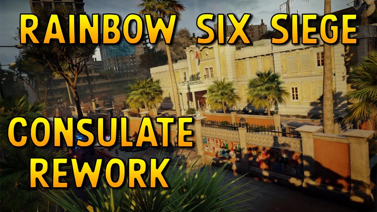 Consulate Rework Comparison Rainbow Six Siege | All Rooms - YouTube