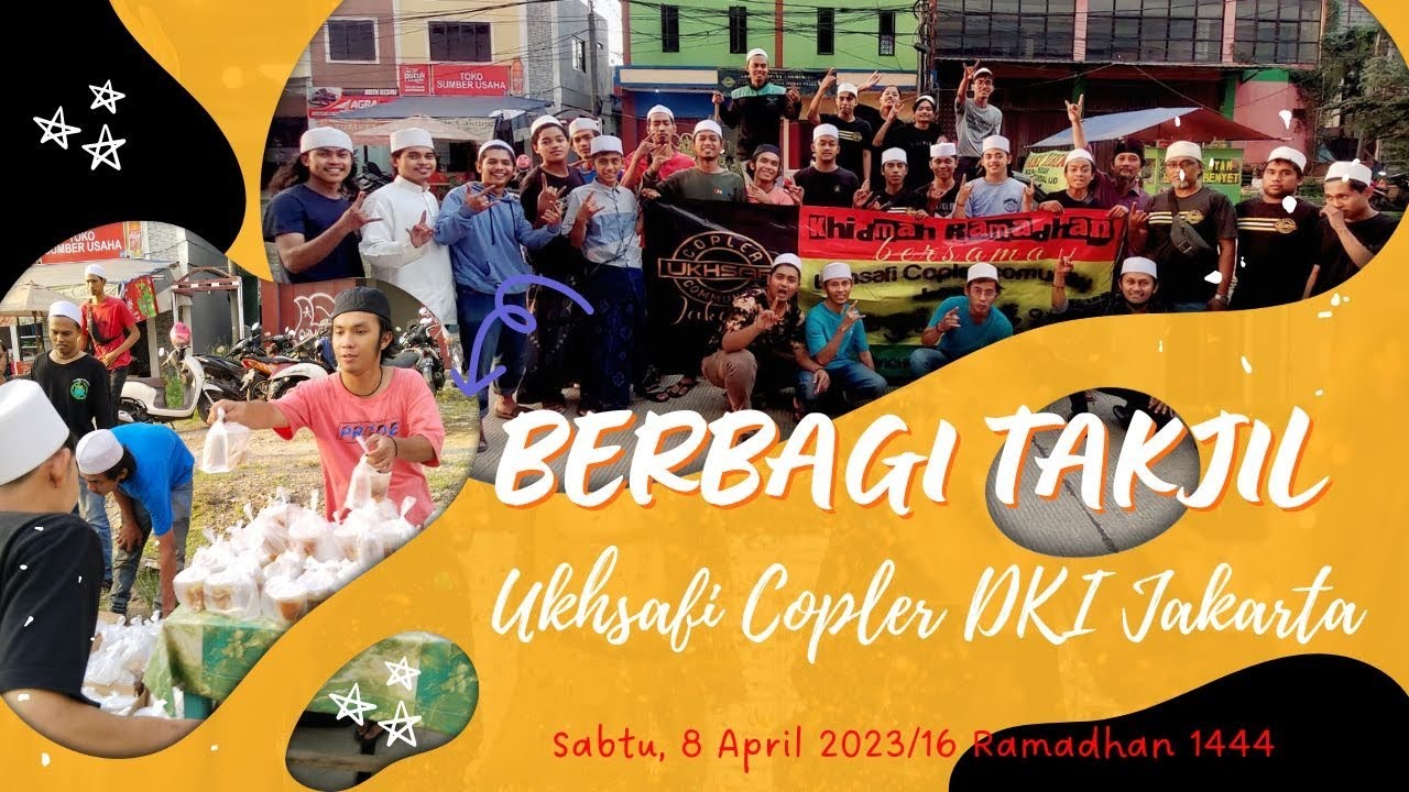 Berbagi Takjil Ramadhan bersama Ukhsafi Copler DKI Jakarta - YouTube