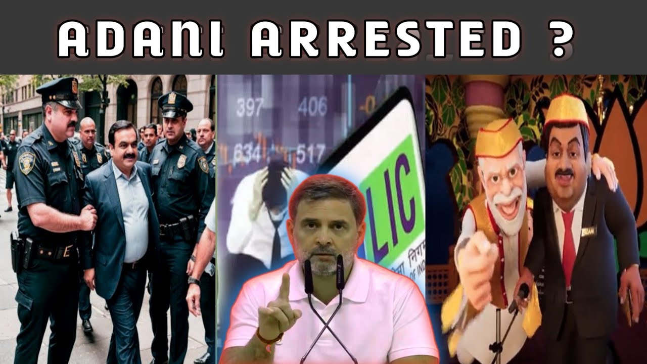 ADANI ARRESTED? Adani Group Stocks fall - YouTube