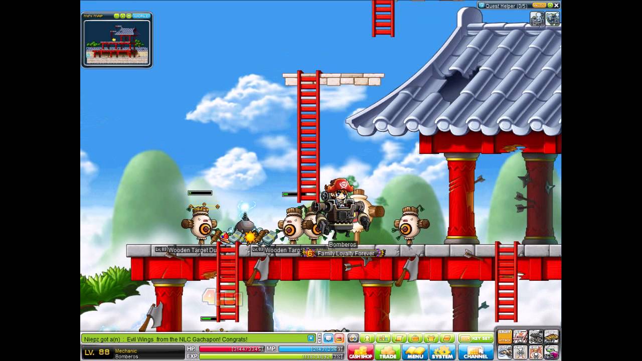 Maplestory Mech great place to level 80-90 - YouTube