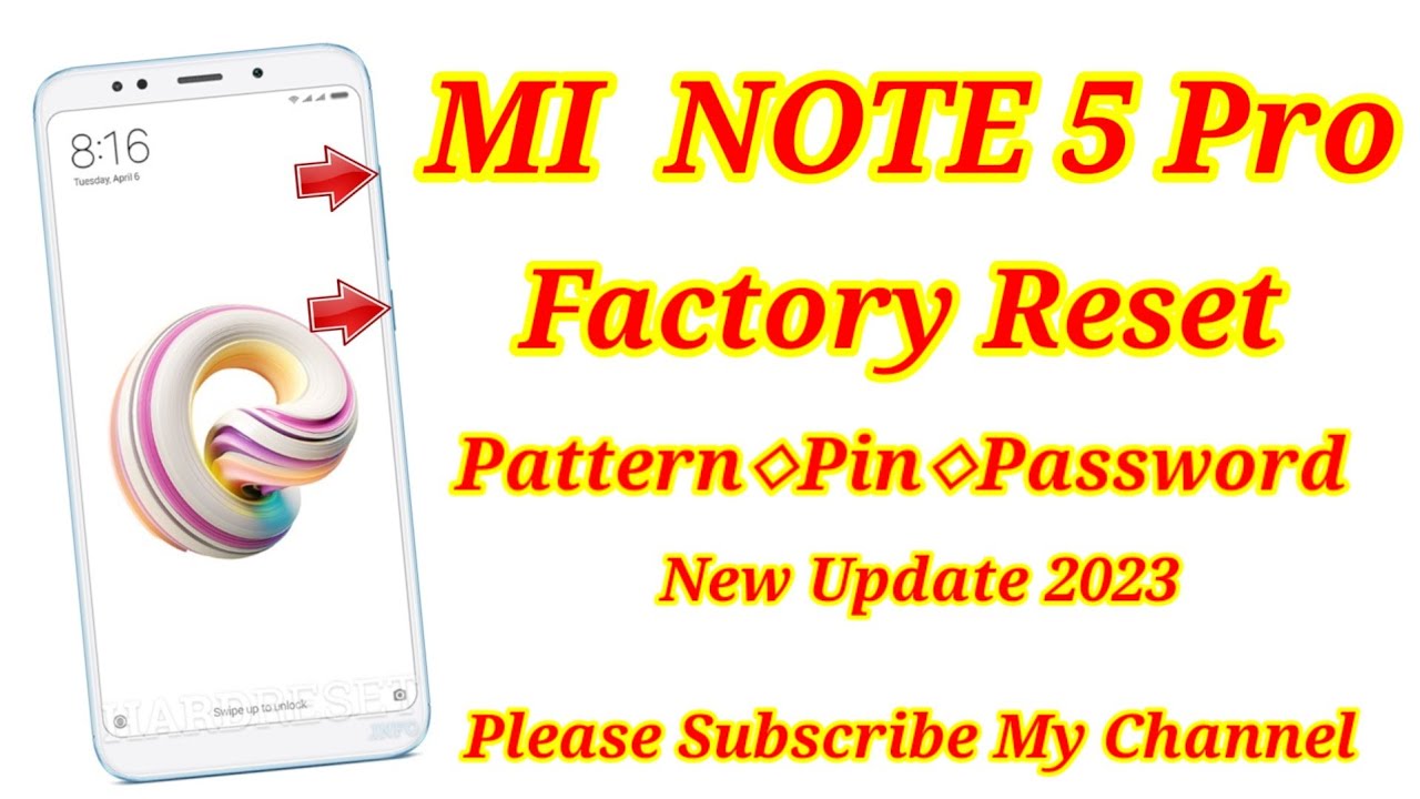 Mi Note 5 Pro Unlock || Mi Note 5 Pro Factory Reset || Keise Kare 💯 ...