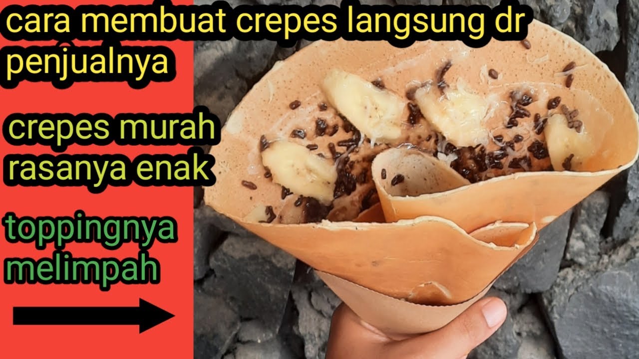 cara membuat crepes enak dan krispi~resep mama ratna~ - YouTube