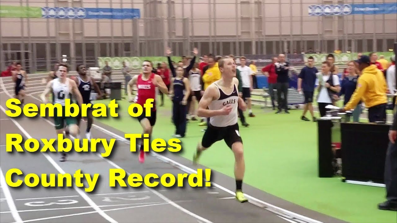 Sembrat, Kevin, 34.91s 300m Ties Morris County Record & Breaks Meet ...
