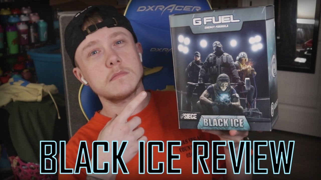 GFuel's BLACK ICE Flavor Taste Test & Review - YouTube