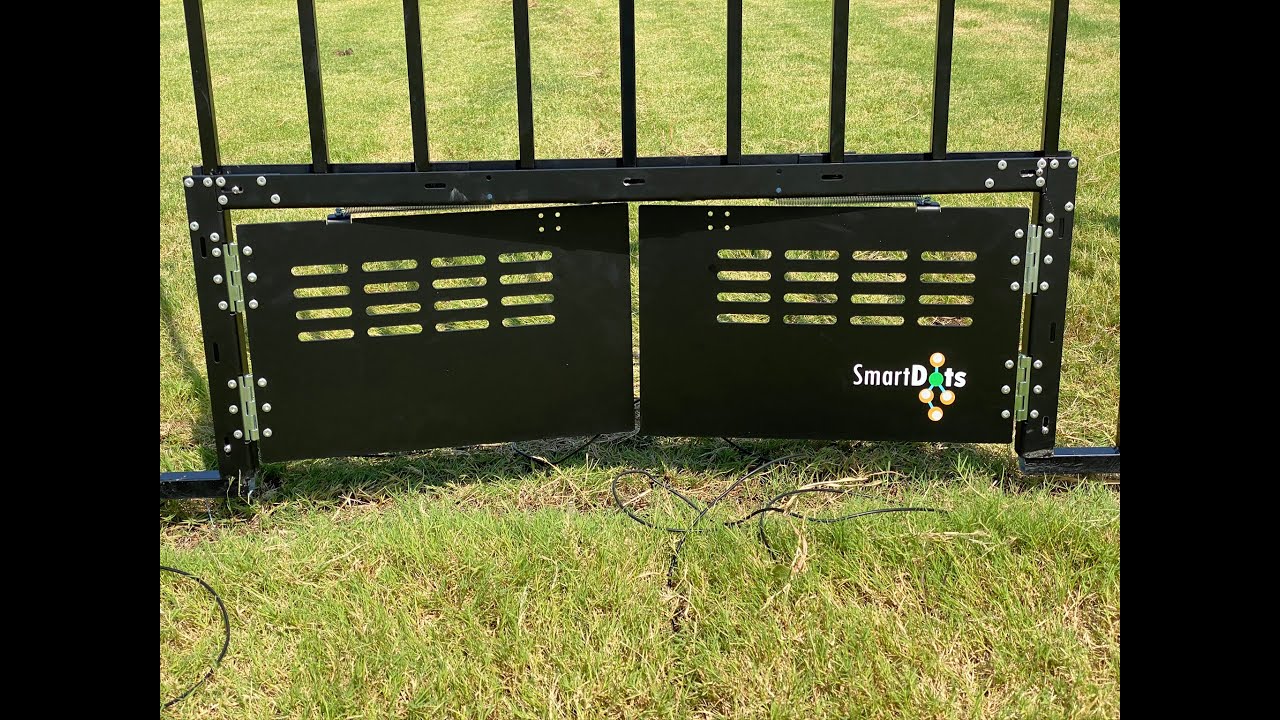dotGate Installation Metal Fence - YouTube