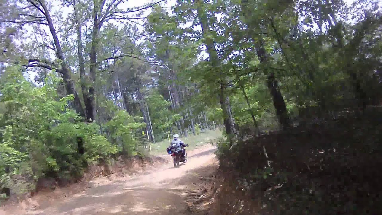 Trans America Trail Start of the Ozarks Arkansas - YouTube