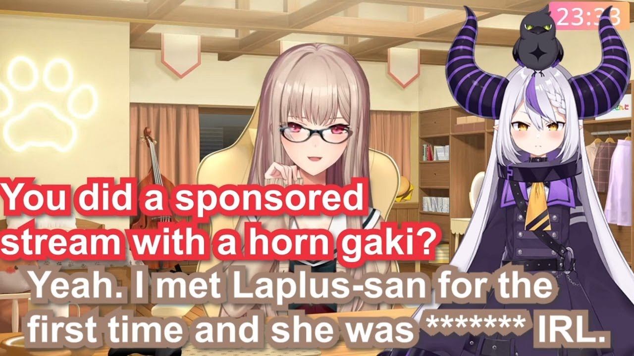 Furen E Lustario meets Laplus Darknesss IRL【Eng Sub / Yuri / hololive / Nijisanji】 - YouTube