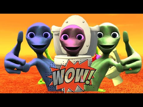 SKIBIDI ALIEN WON! | Funny Alien Dancing Animation | Green Alien ...