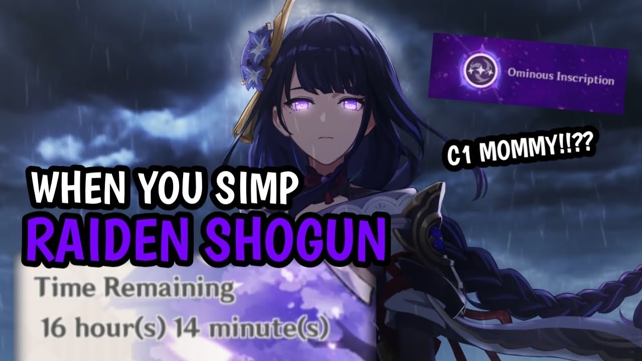 When you're broke but you simp for Raiden Shogun - Genshin Impact - YouTube