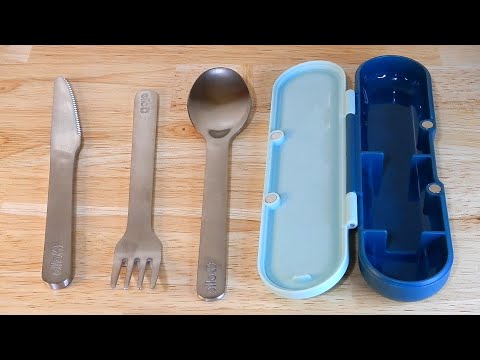 ello 4pc On-The-Go Cutlery Set - Very Well Made from Stainless Steel ...