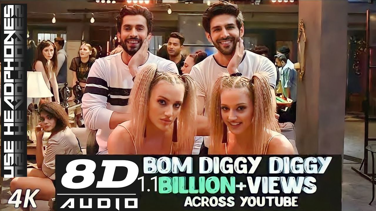Bom Diggy Diggy 8D Audio (🎧) | Zack Knight | Jesmin Walia | Sonu Ke ...