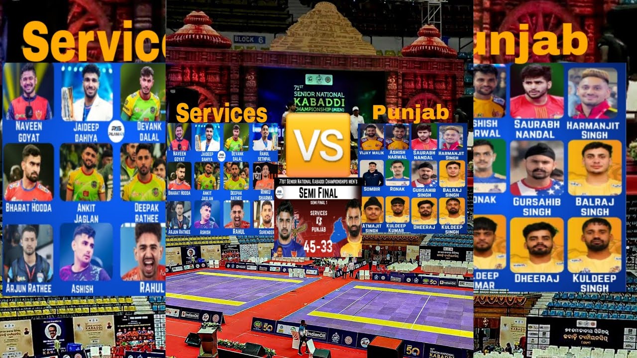 Services 🆚️ Punjab 2nd half Semi Final Match. - YouTube