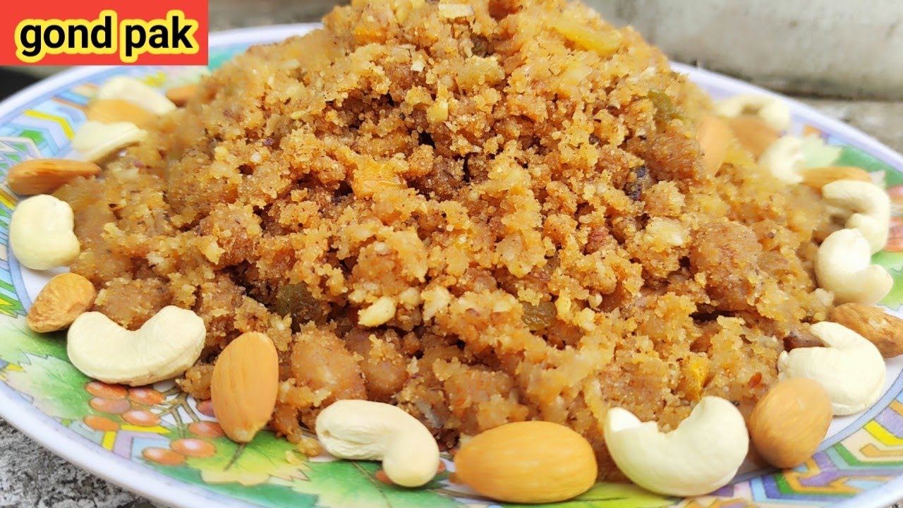 winter special gond ka halwa recipe #food #hhalwa - YouTube
